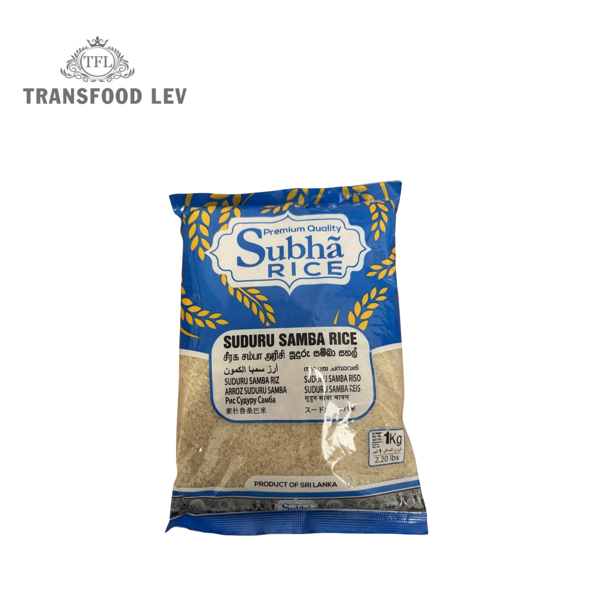 SUBHA RICE SUDURU SAMBA RICE 1KG – transfood leverkusen